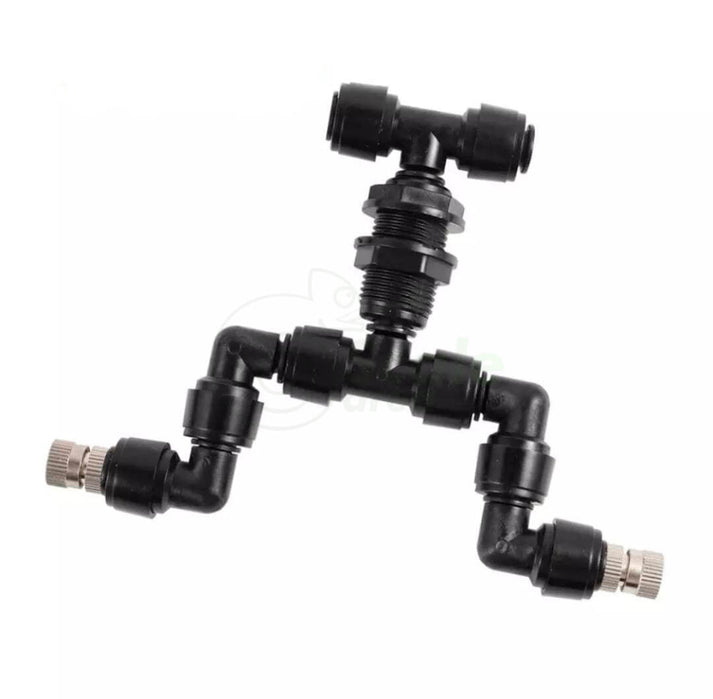 double nozzle – Scale area