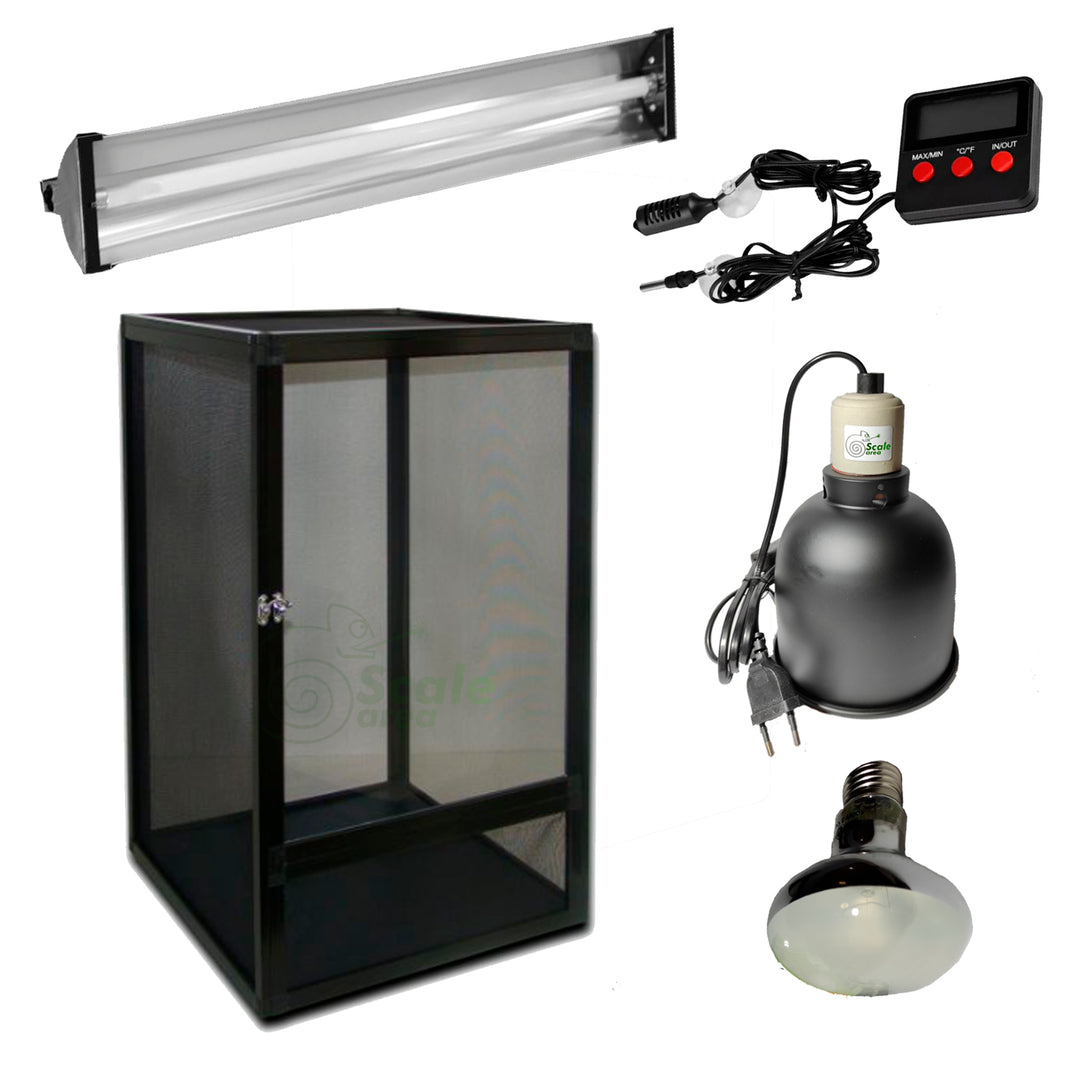 Mesh terrariums for chameleons – Scale area